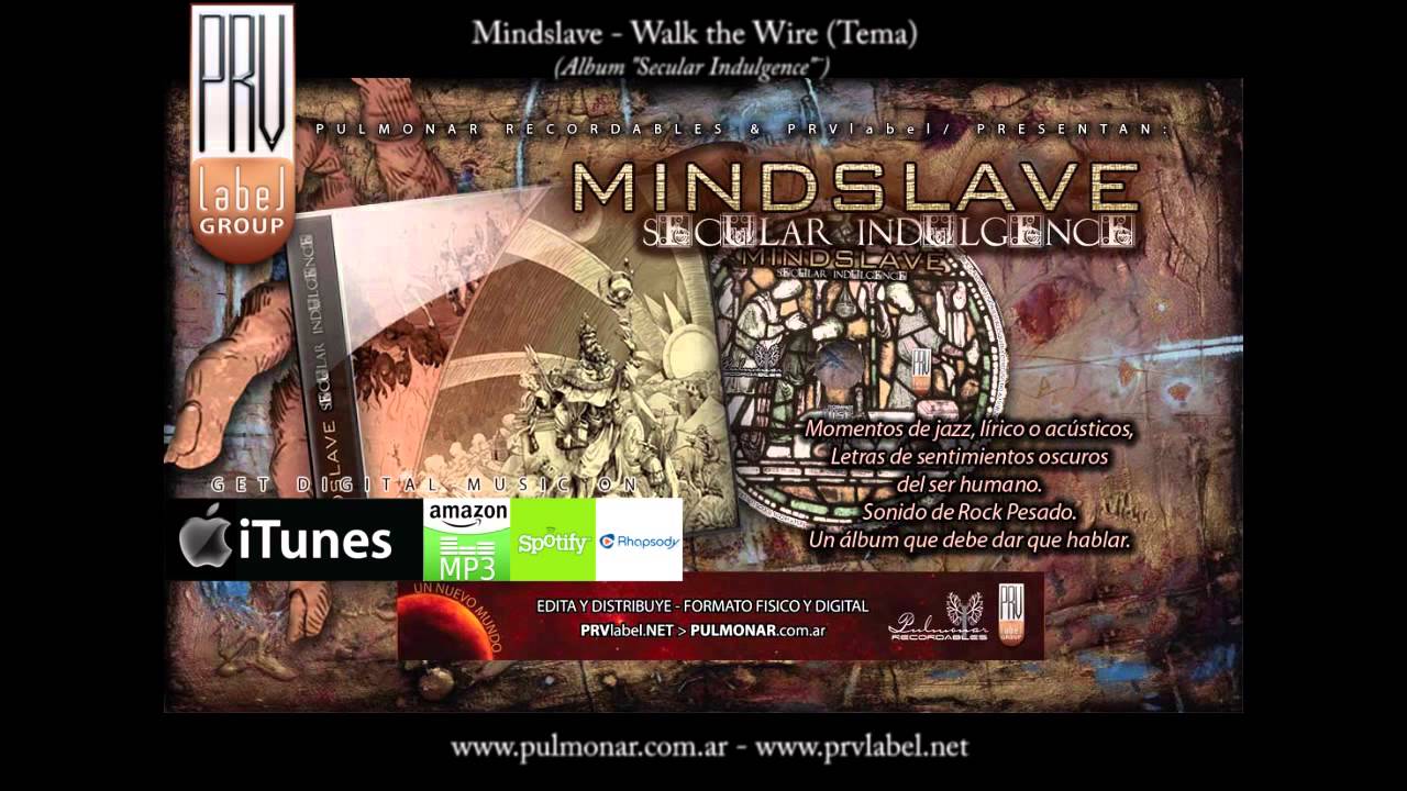 Mindslave - Walk the wire (OFFICIAL AUDIO) - YouTube