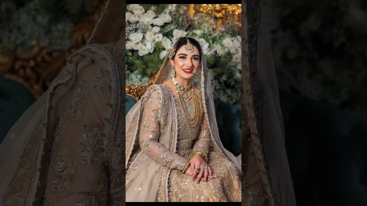 beautiful pakistani actress sara khan so gorgeous and beautiful bridal ...