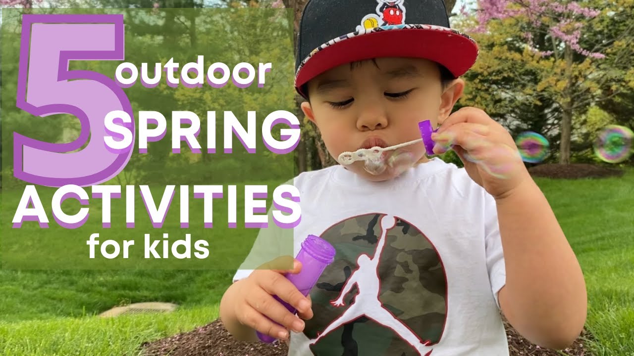 Spring Outdoor Activities for Kids | Young Children Outdoor Games - YouTube