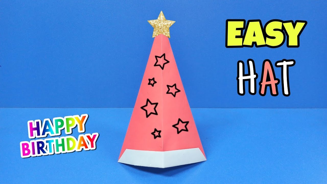 Making hats for Christmas and birthday parties in 2 min 🥳 DIY - YouTube