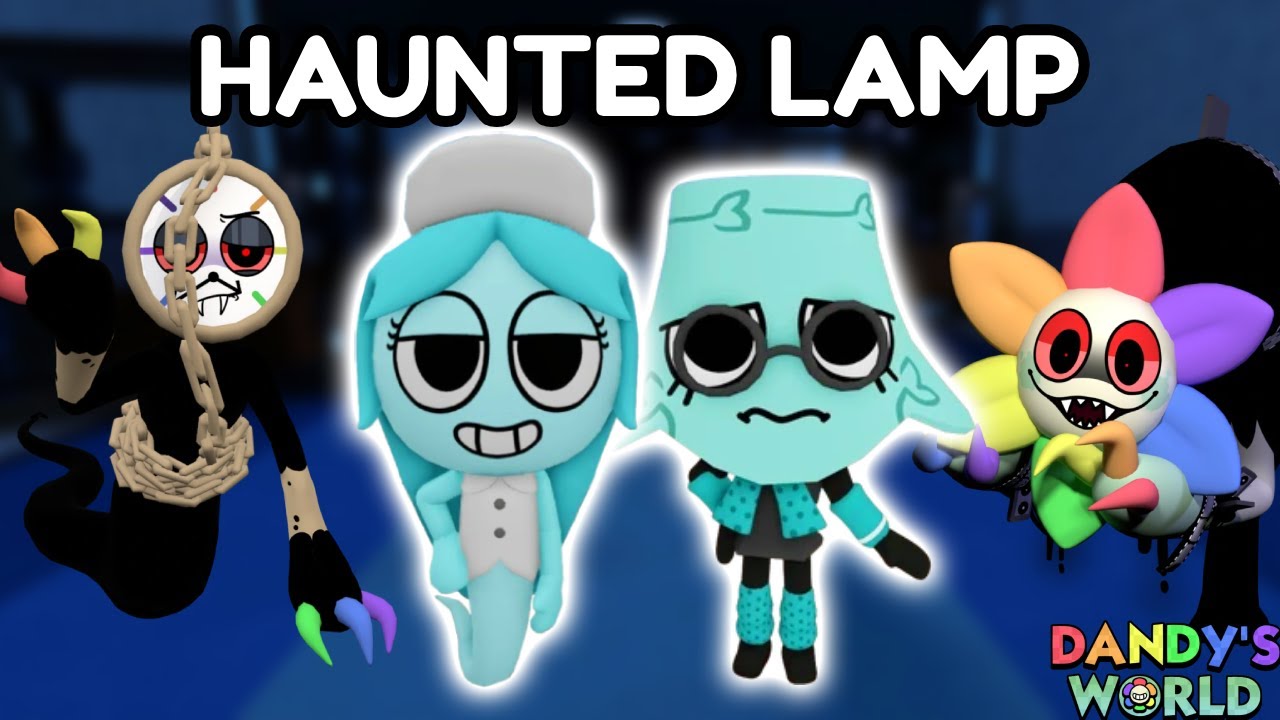 HAUNTED LAMP DUO Run On Dandy's World! - YouTube