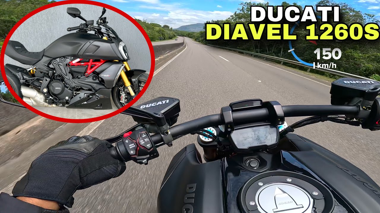TESTE RIDE DUCATI DIAVEL 1260S 2022 - MUITO TORQUE, POTÊNCIA E ...