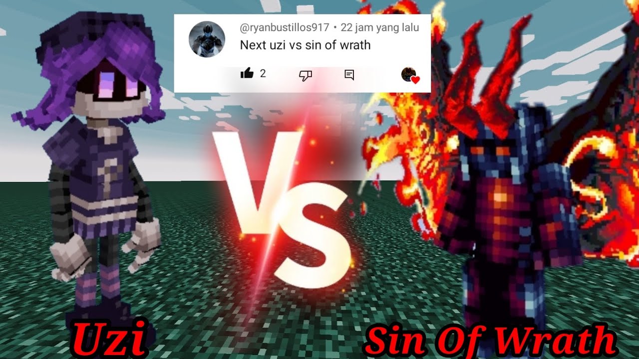 Uzi VS Sin Of Wrath | Minecraft Mob Battle | - YouTube
