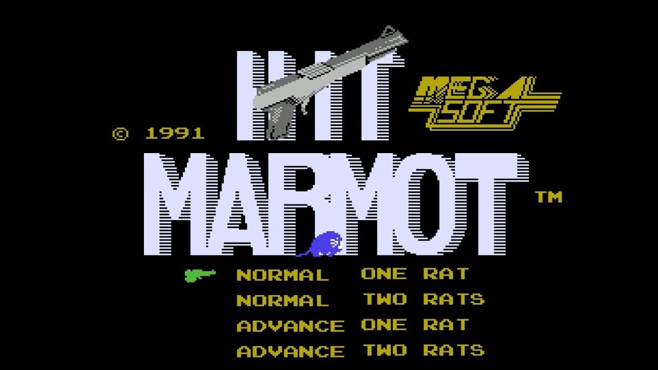 NES Longplay - Hit Marmot [Lightgun/Zapper] - YouTube
