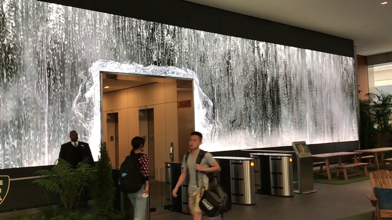 Salesforce LED Video Wall - YouTube
