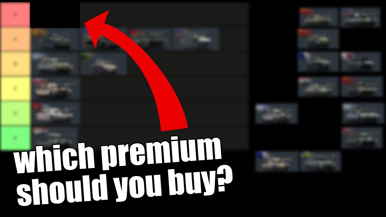 Ranking all high tier premium tanks! - YouTube