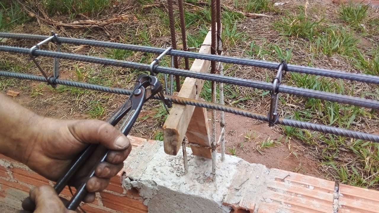 Como amarrar estribos em formato de triângulo em sua ferragem armada ...