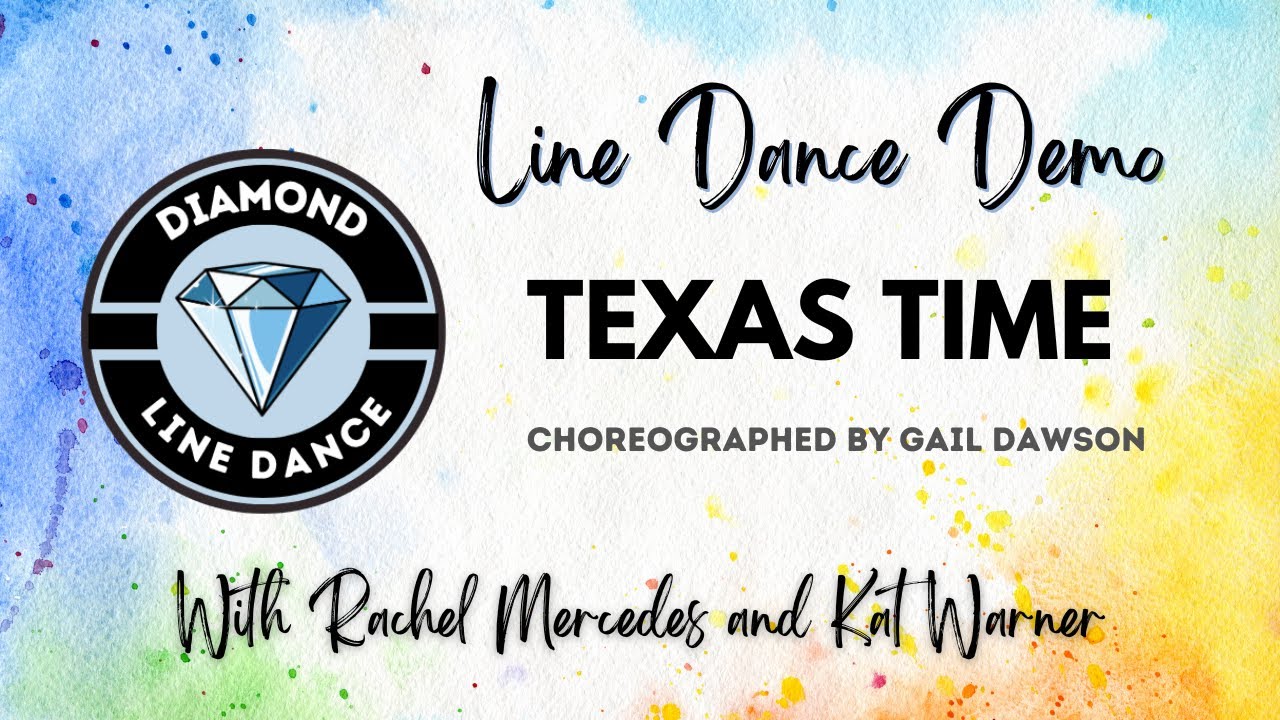 Line Dance Demo - Texas Time - YouTube