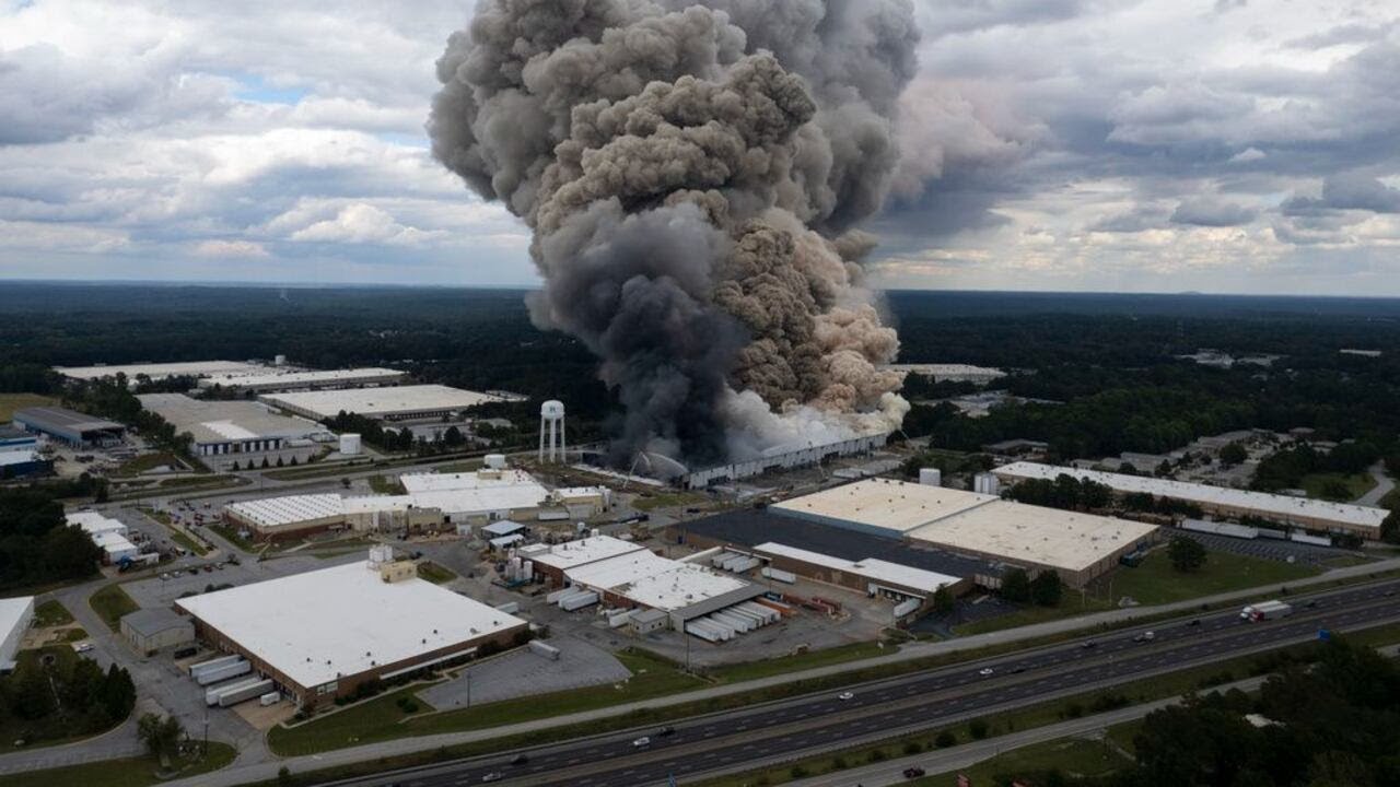 Rockdale officials give update on BioLab chemical fire as plume spreads ...