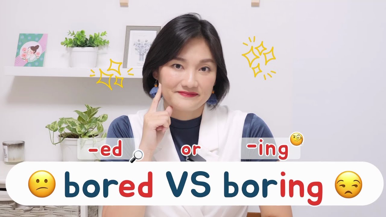 -ed VS -ing - YouTube