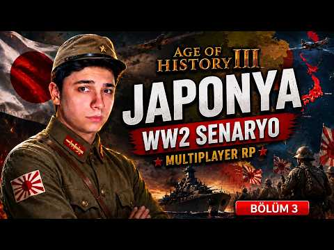 Sinirler ÇOK GERİLDİ - Age Of History 3 WW2 MP RP - Japonya Bölüm 3