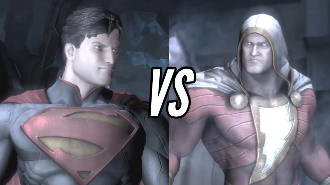 Superman vs Shazam - Injustice - YouTube