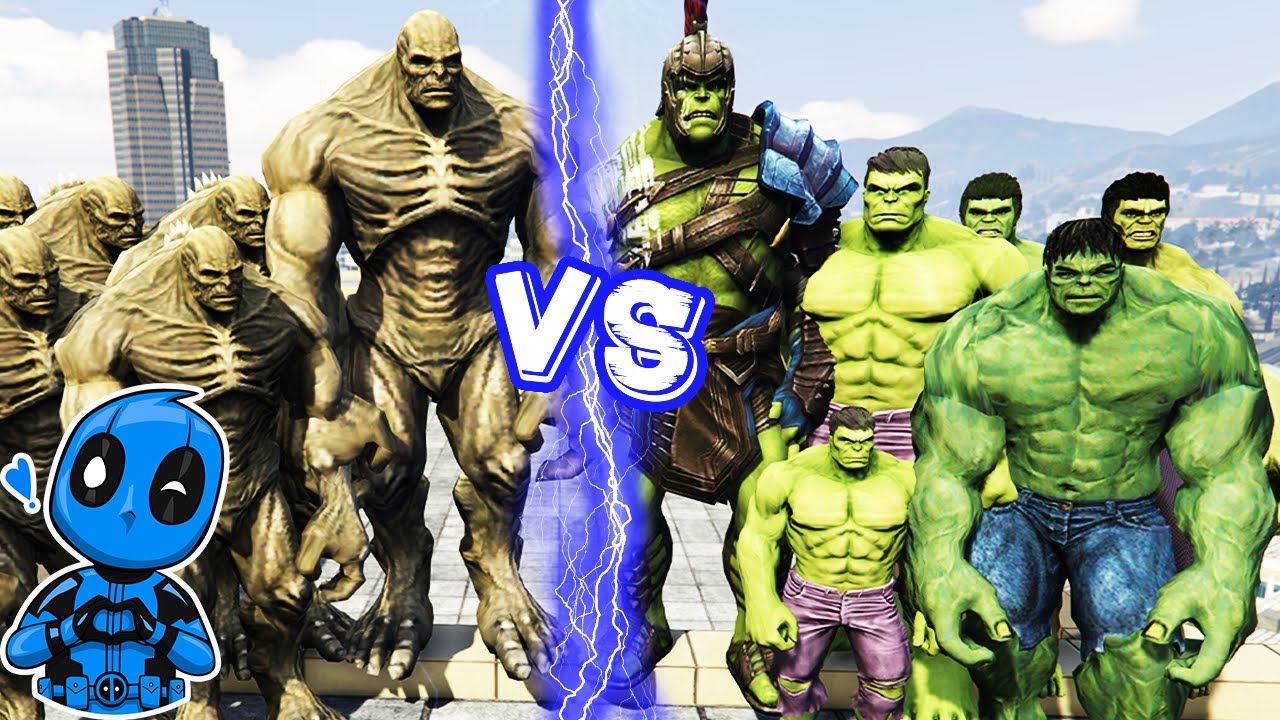 HULK ARMY vs ABOMINATION ARMY - EPIC BATTLE - YouTube