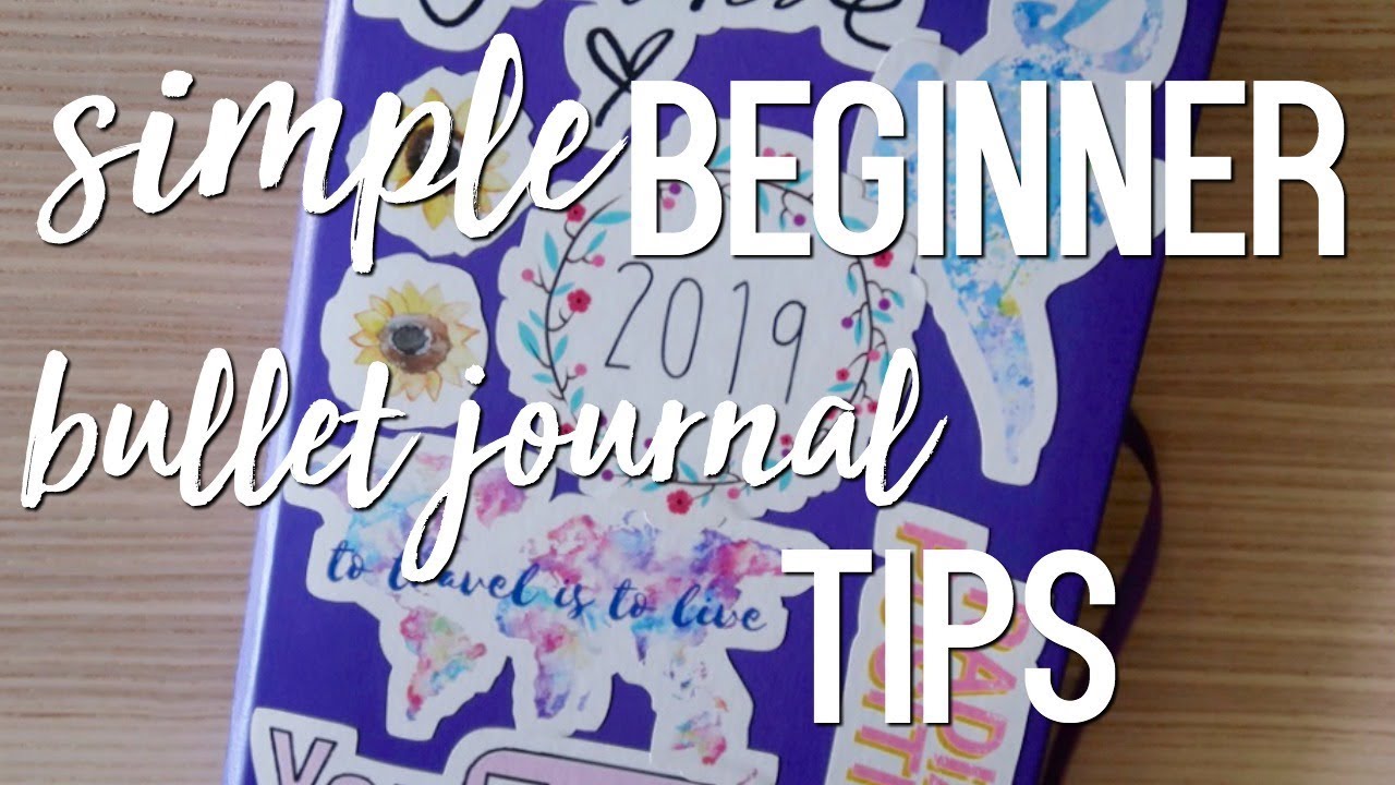 Simple & Easy Beginner Bullet Journal ⎮daily log, monthly log, key and ...