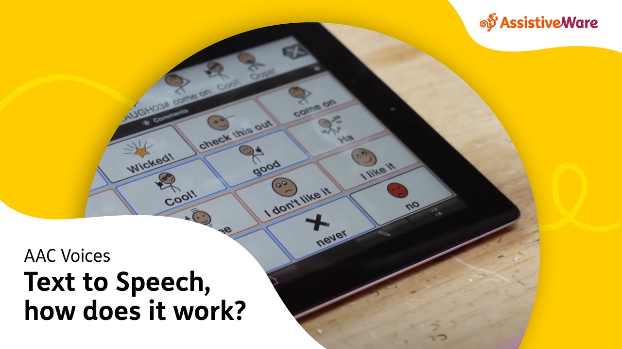 AAC voices: Text to Speech, how does it work? - YouTube