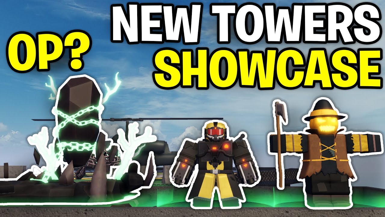 All NEW Event Towers SHOWCASE!! New Spawner Tower & MORE.. | Roblox TDX ...