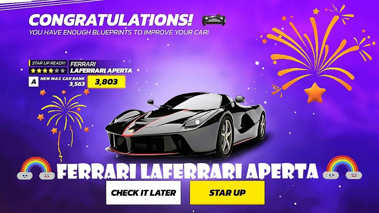Asphalt Unite | Ferrari LaFerrari Aperta | Car | 4 Star | Upgrade ...