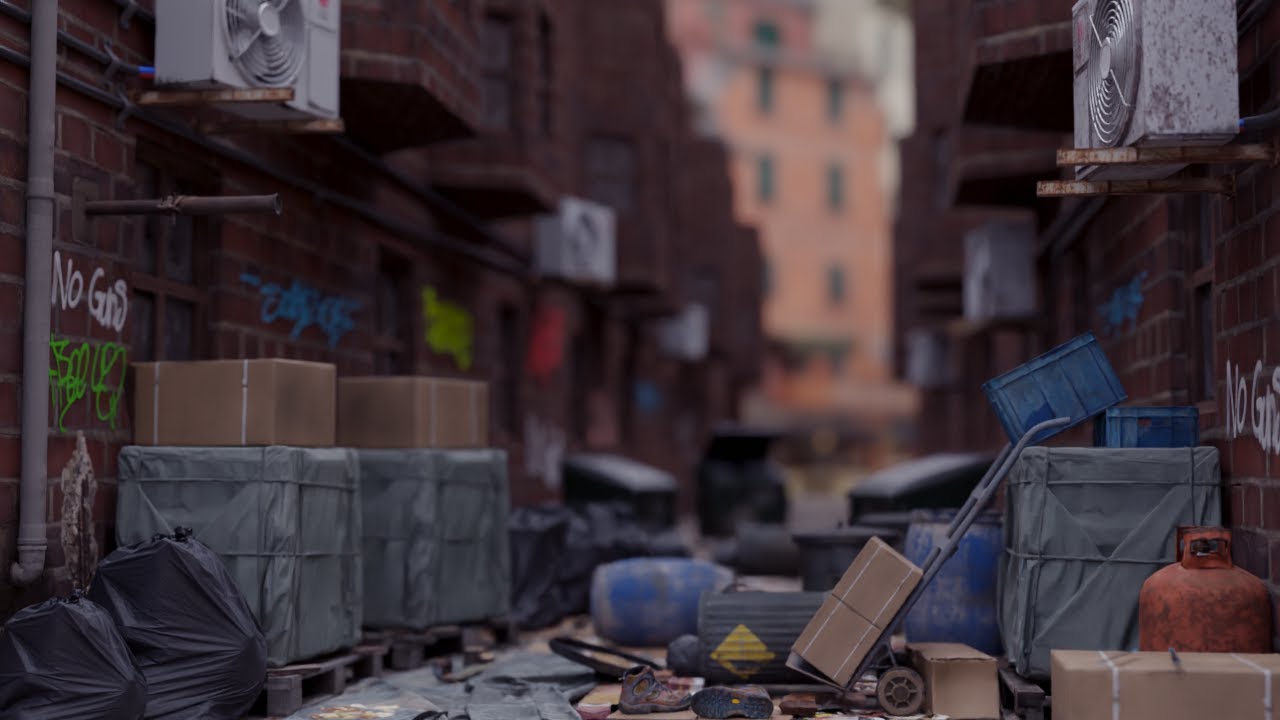 Photorealistic Scene with blender and free assets Quixel Bridge ...