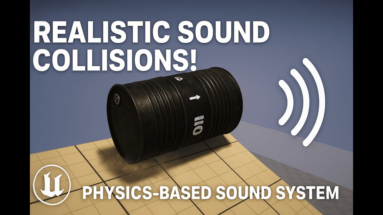 Build a Realistic Collision Sound System🔊 in Unreal Engine 5 - YouTube
