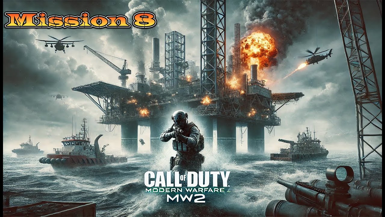 Storming the Oil Rig | Epic Mission in Call of Duty: MW2! - YouTube