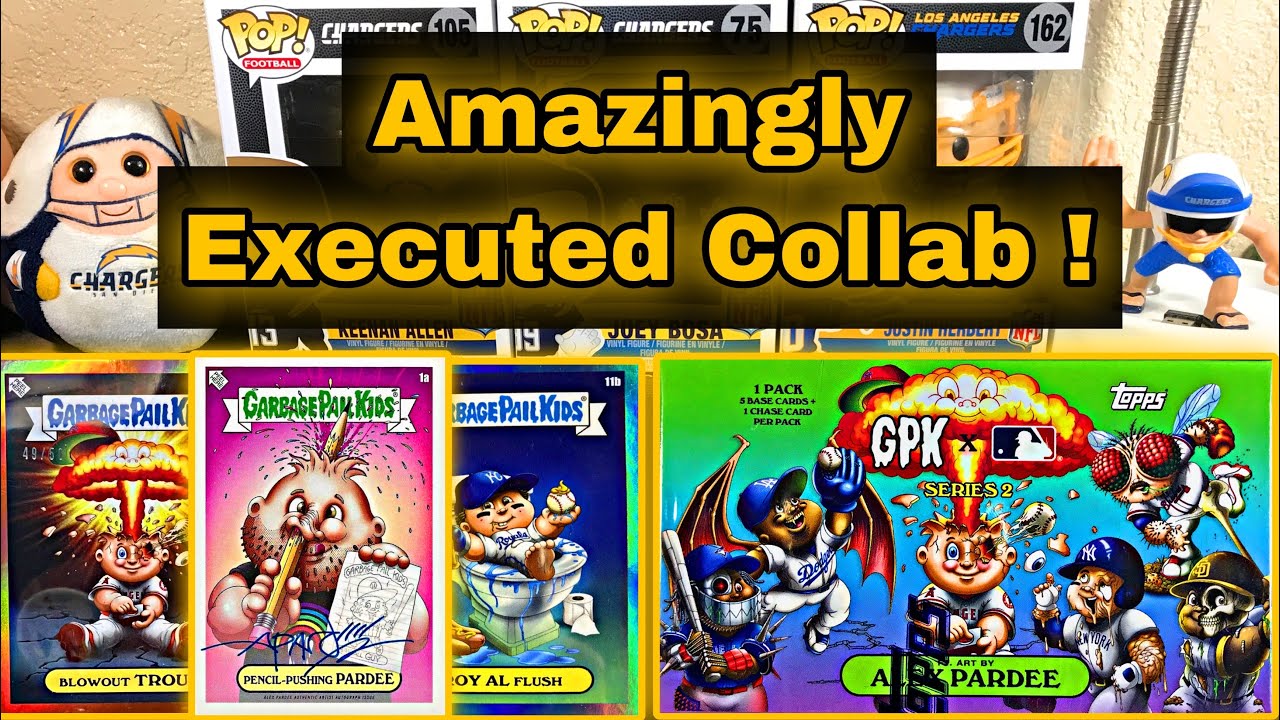 2022 Topps GPK x MLB Series 2 Box By Alex Pardee! #'d Card Hit! Sick ...