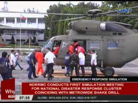 NDRRMC conducts first simulation meeting for national disaster response ...