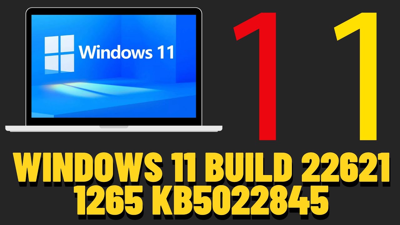 Windows 11 Build 22621 1265 KB5022845 - YouTube
