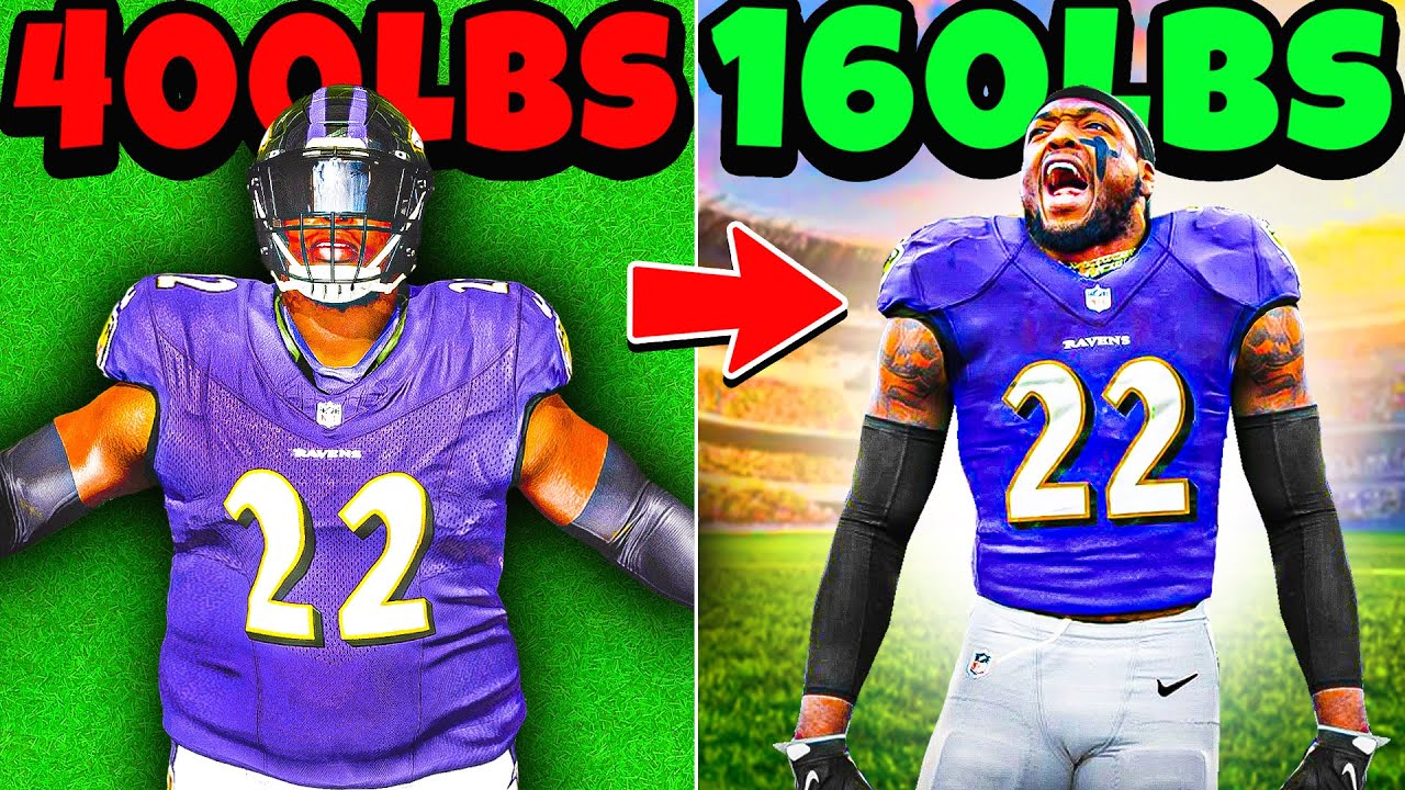 CHUBBY DERRICK HENRY, BUT EVERY YARD = WEIGHT LOSS! - YouTube