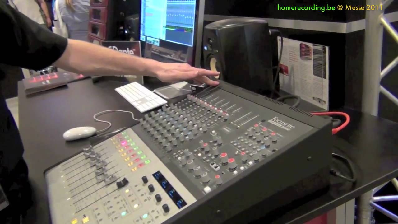 Focusrite Control 2802 @ Musik Messe 2011 - YouTube