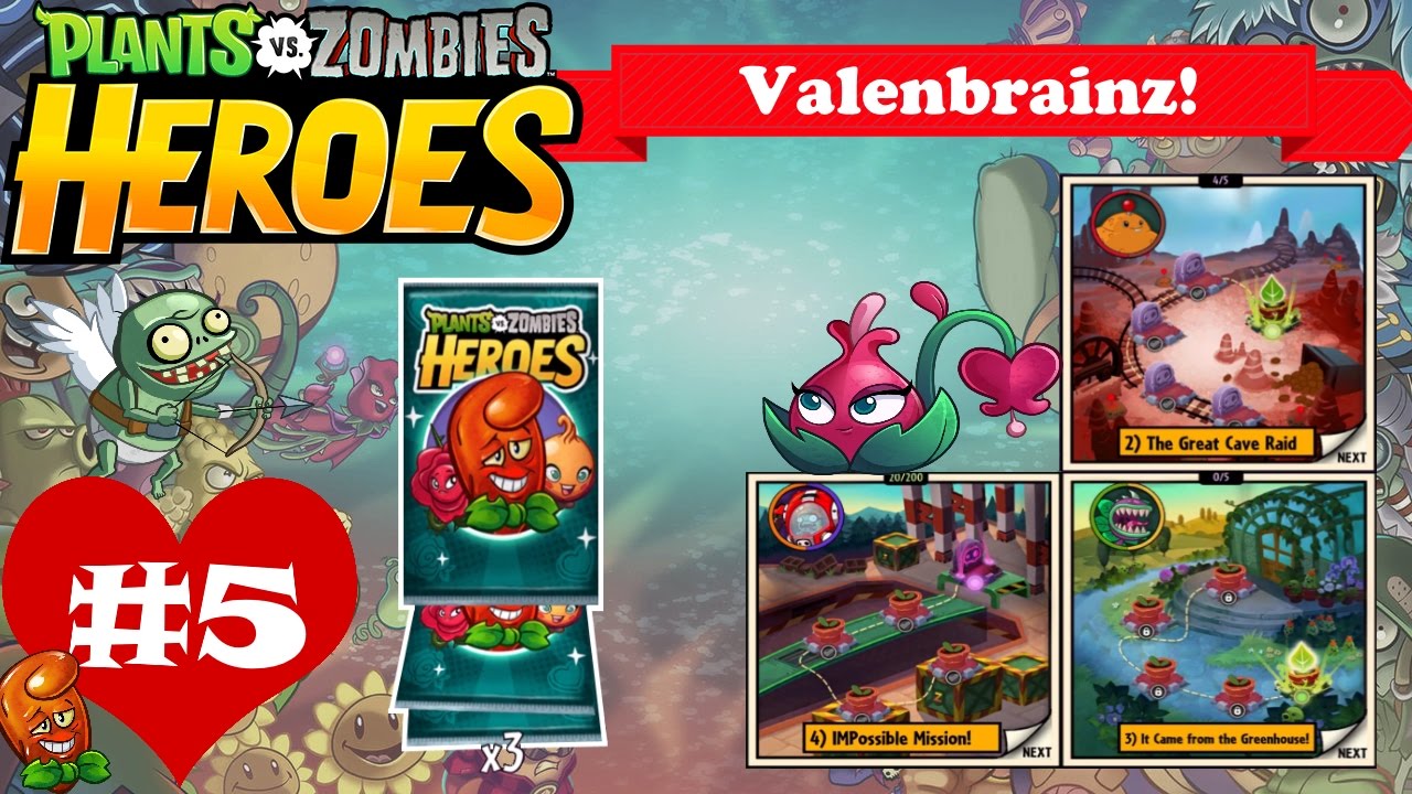 Plants vs. Zombies: Heroes - Aflevering 5 - Valenbrainz! - YouTube