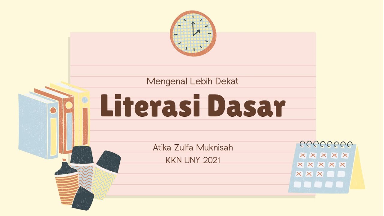 Video Edukasi "Literasi Dasar" - YouTube