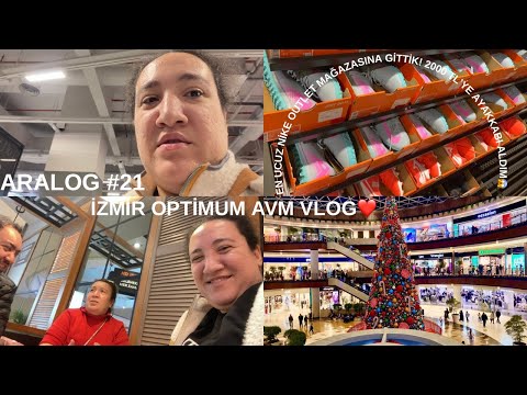 EN UCUZ NİKE OUTLET MAĞAZASINA GİTTİK! 2000 TL’YE AYAKKABI ALDIM😱 İZMİR OPTİMUM AVM VLOG❤️#aralog 21