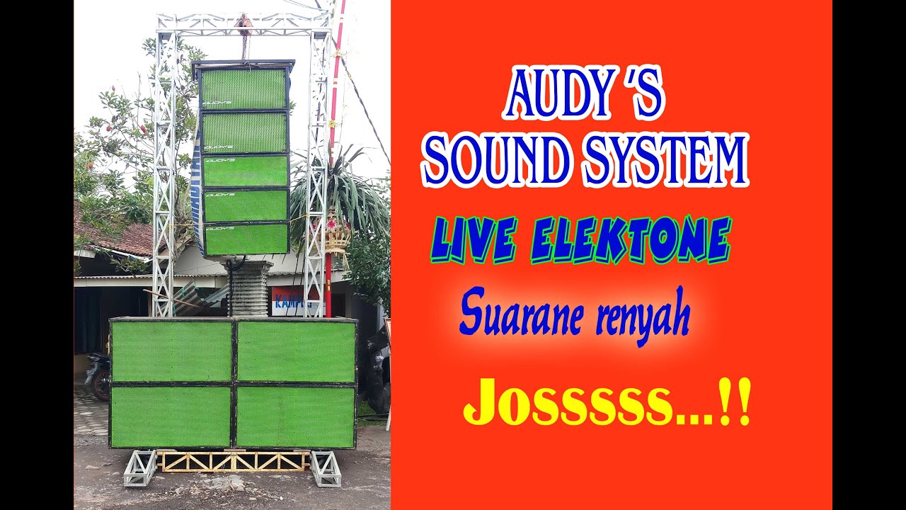 audy's sound system,, live elektone,,, mantab suarane.... - YouTube