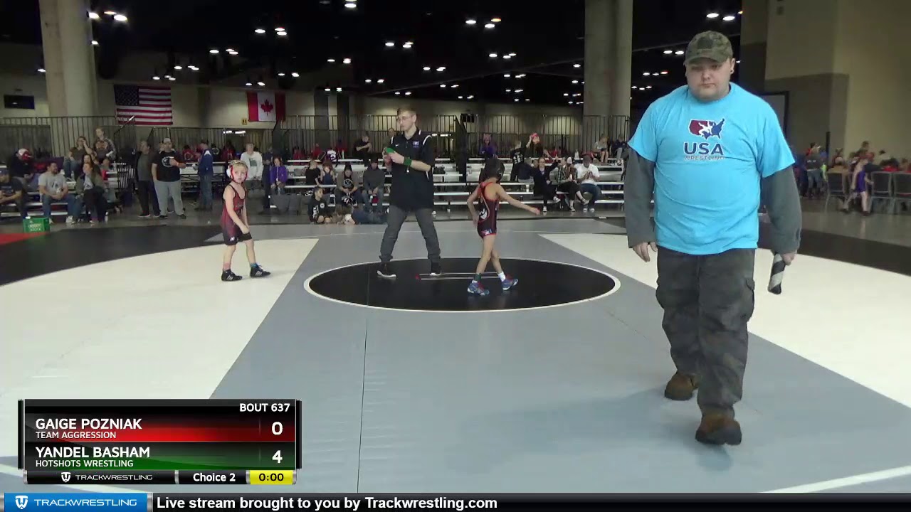 Bantam 45 Yandel Basham HotShots Wrestling Vs Gaige Pozniak Team ...