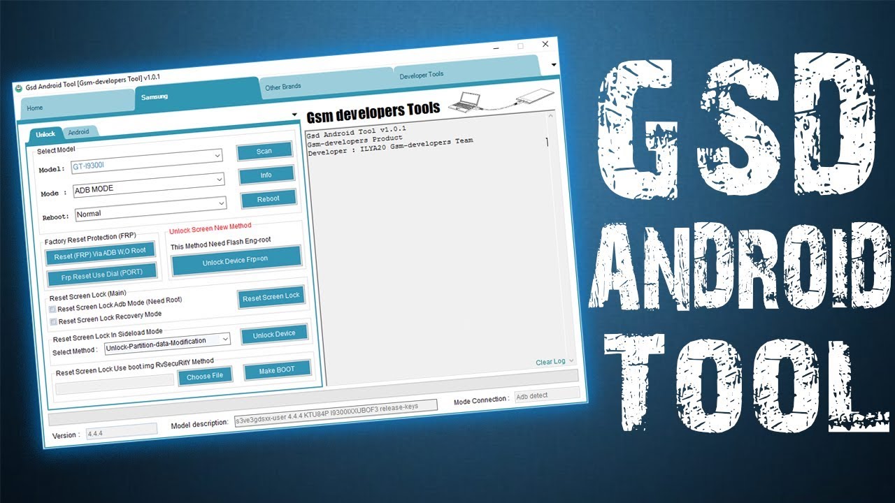 Gsd Android Tool V101 Samsung All In One Service Tool Youtube