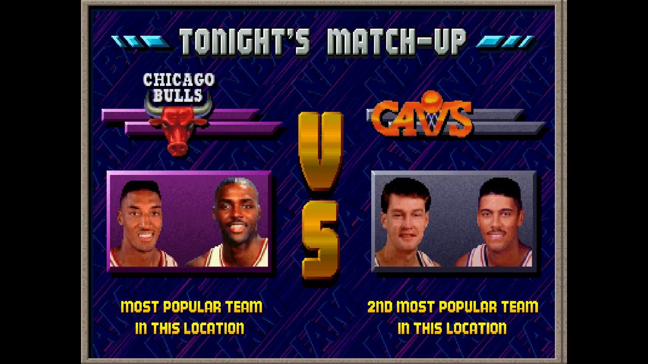 NBA Jam [MAME Arcade] Random Retro Sports game - YouTube