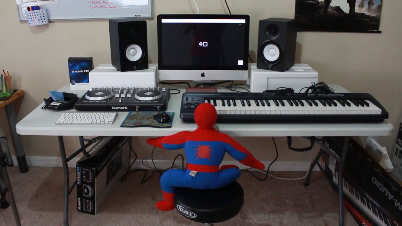 My New Music Production Setup - Cymatics Giveaway - YouTube