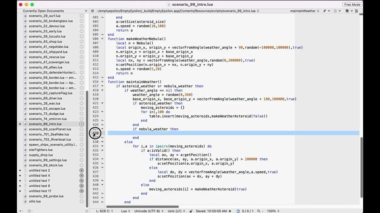 Empty Epsilon Scenario Writing - Weather Forecast (22) - YouTube