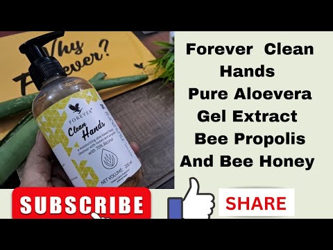 Forever Clean Hands Benefits | hand sanitizer| pure aloevera gel and ...