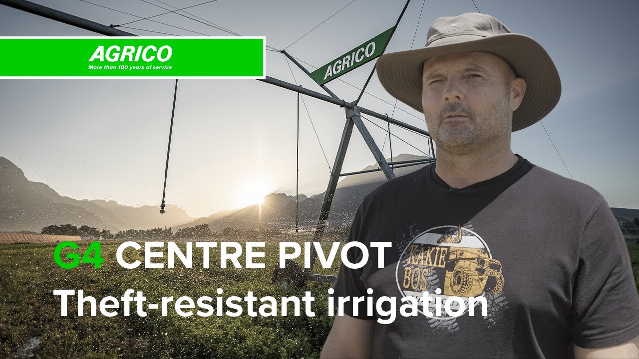 Disselboom Boerdery: Theft-resistant centre pivot irrigation - YouTube