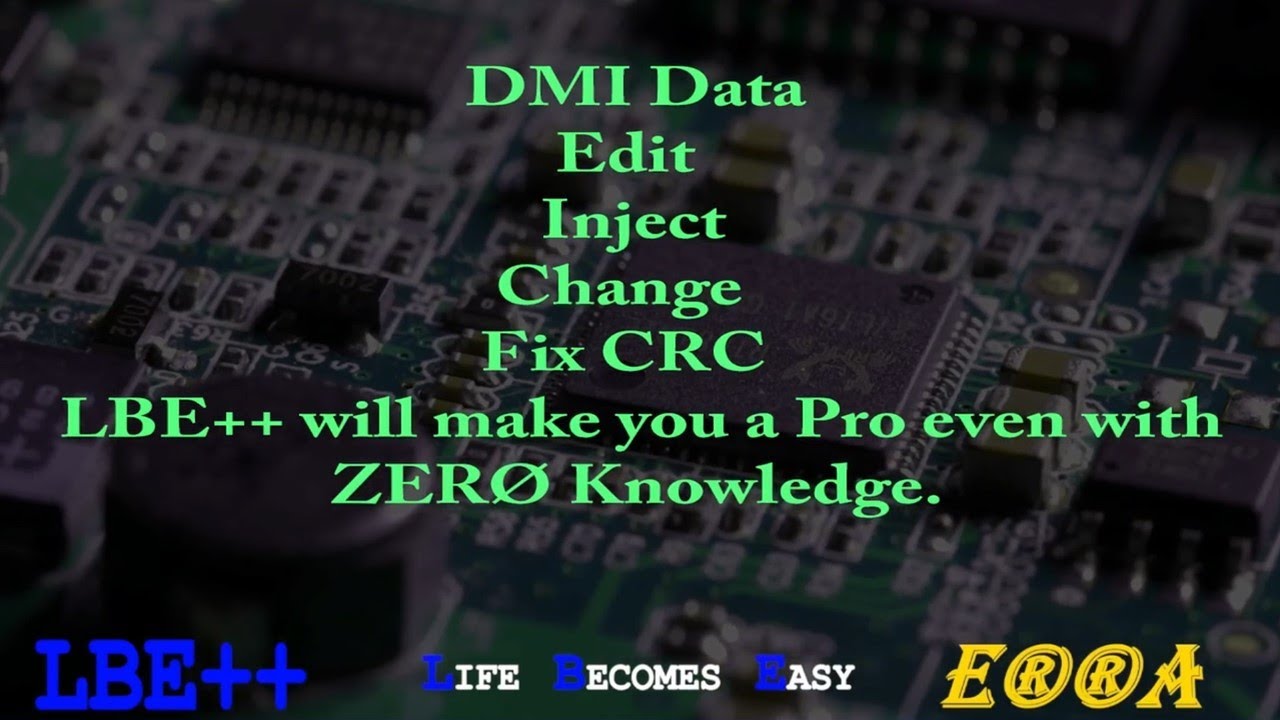 Toshiba Change / Edit / Inject DMI Data With LBE-Pro ( English & French ...
