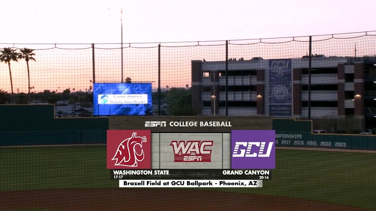 WSU Baseball: Highlights at Grand Canyon | 4/17/24 - YouTube