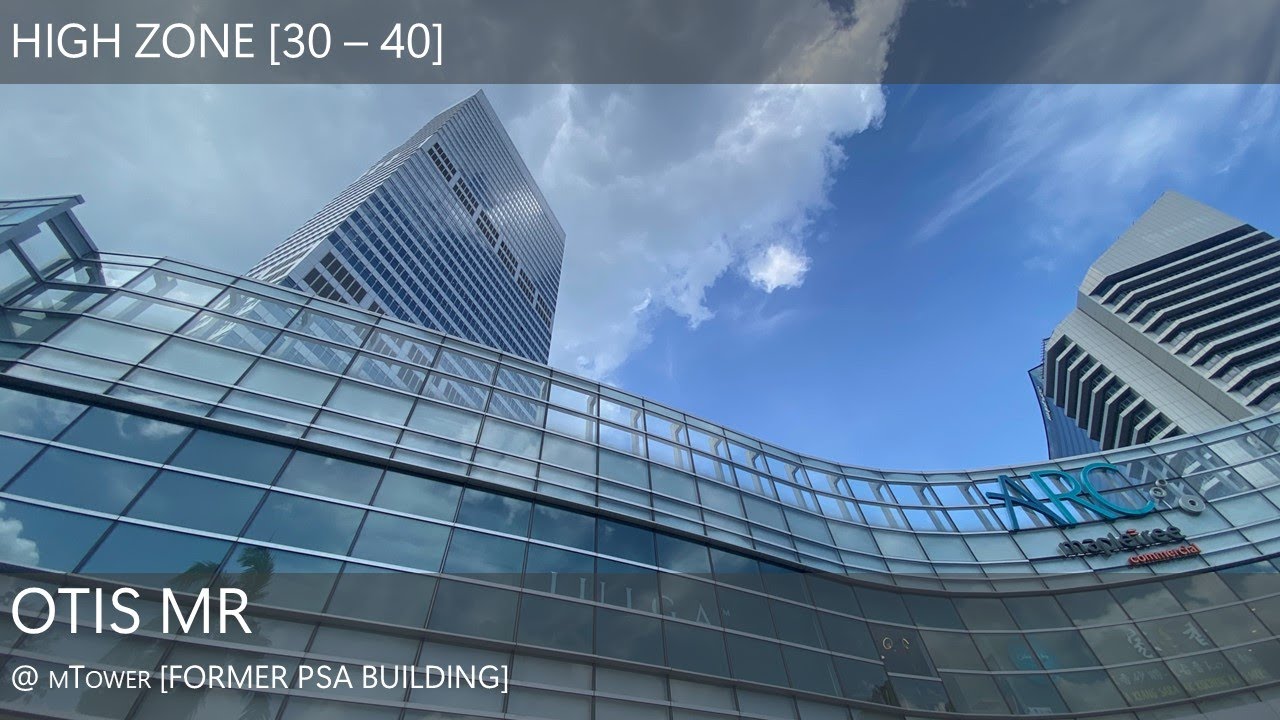 OTIS ELEVONIC 411M [EX. OTIS ELEVONIC 401] @ mTower [HIGH ZONE LIFTS SERVING 30 TO 40] - YouTube