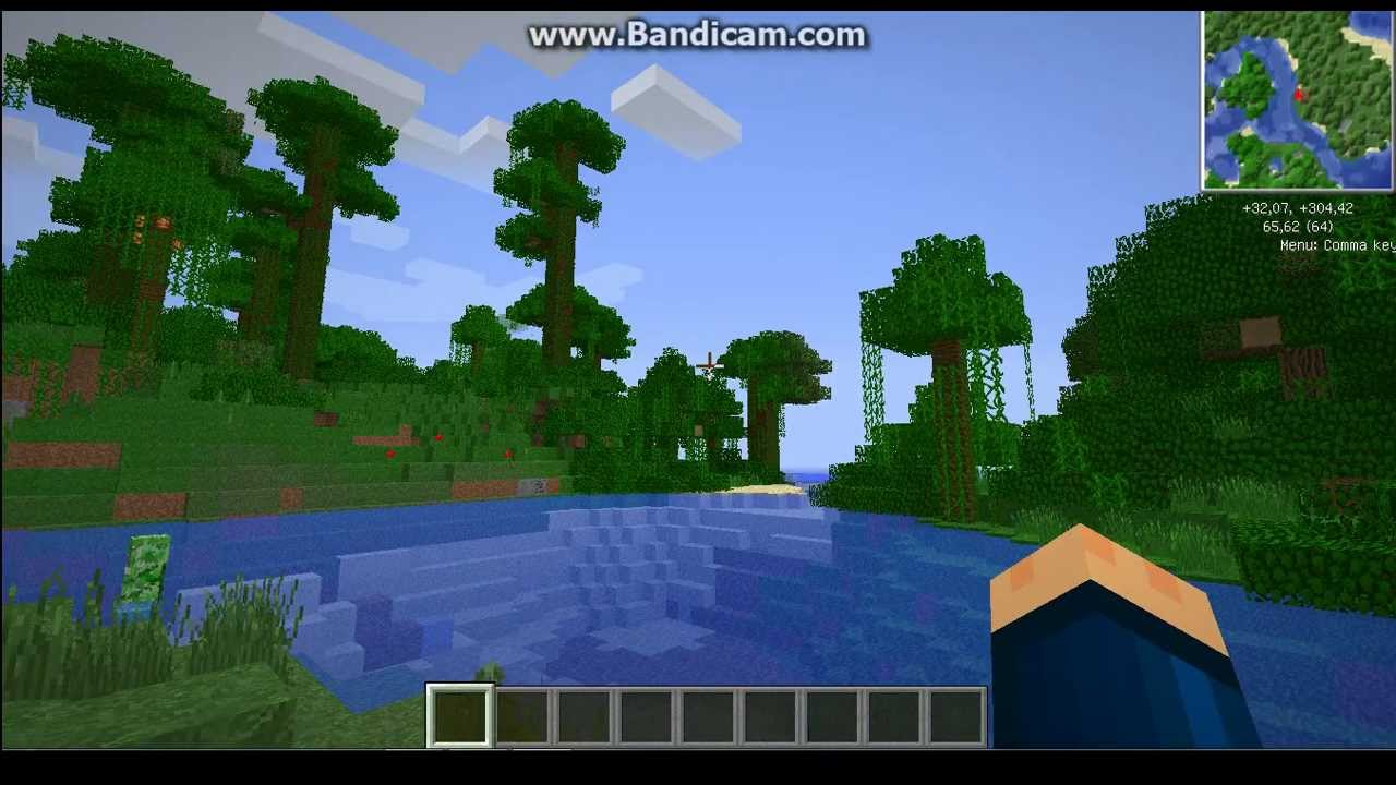 Minecraft 1.4.7 первое видео - YouTube