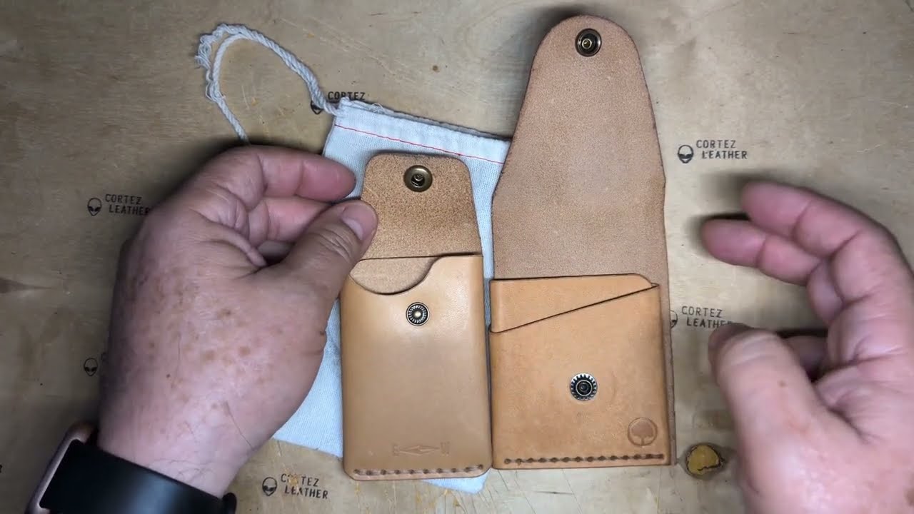 Redeemed Creations Co "The Slim Snap Leather Wallet" ASMR EDC Review ...