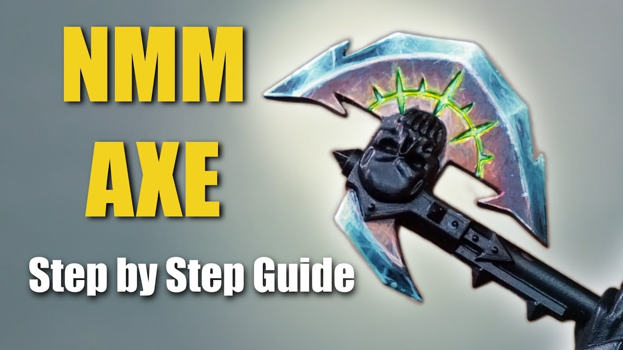How to Paint a Bronze NMM Axe | Miniature Painting Tutorial - YouTube