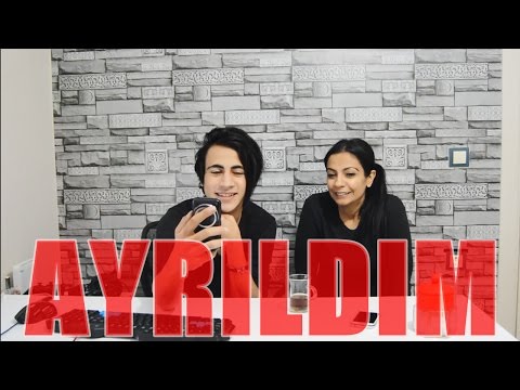 Sevgilim'e Ayrılma Şakası Yaptım ! (AĞLADI)