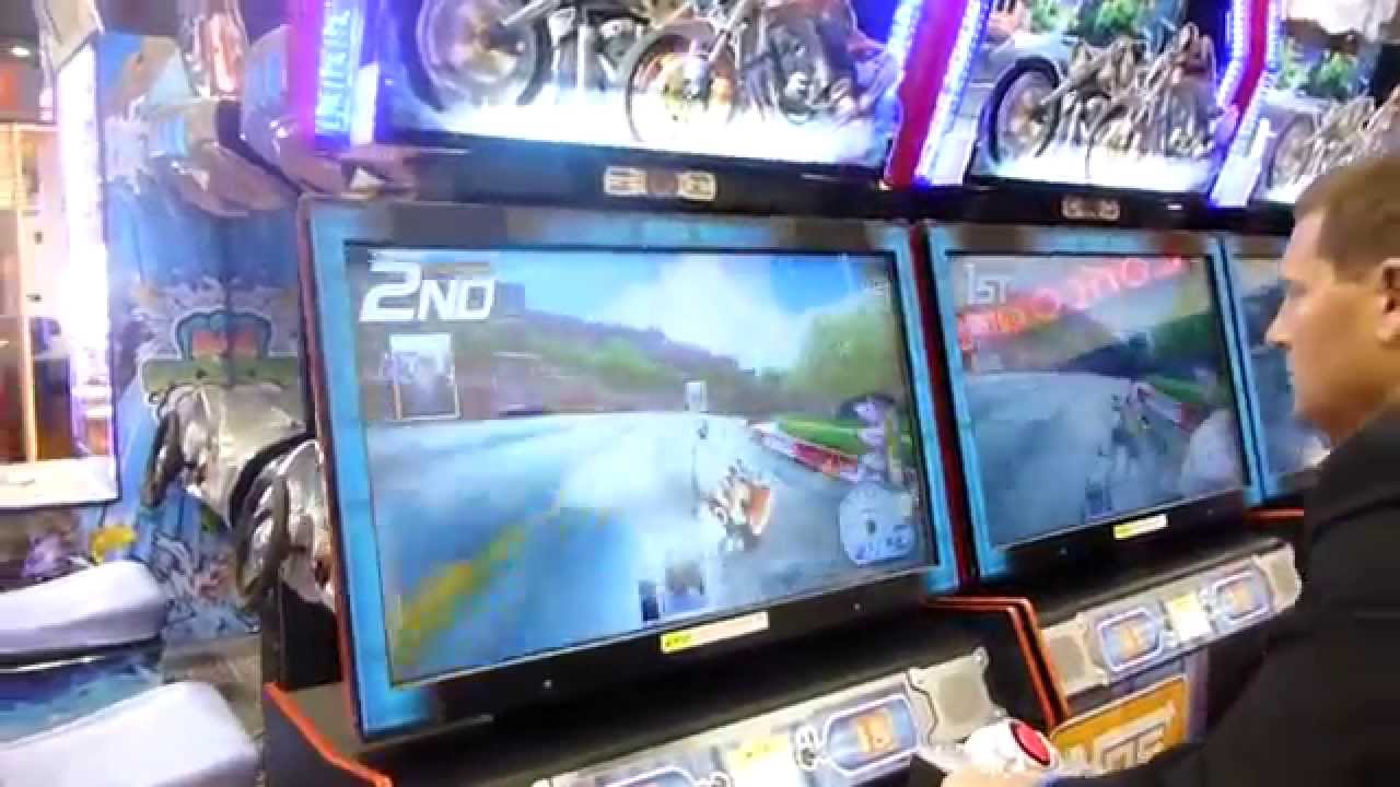 Dead Heat Riders by Namco - Amusement Expo 2013 - YouTube