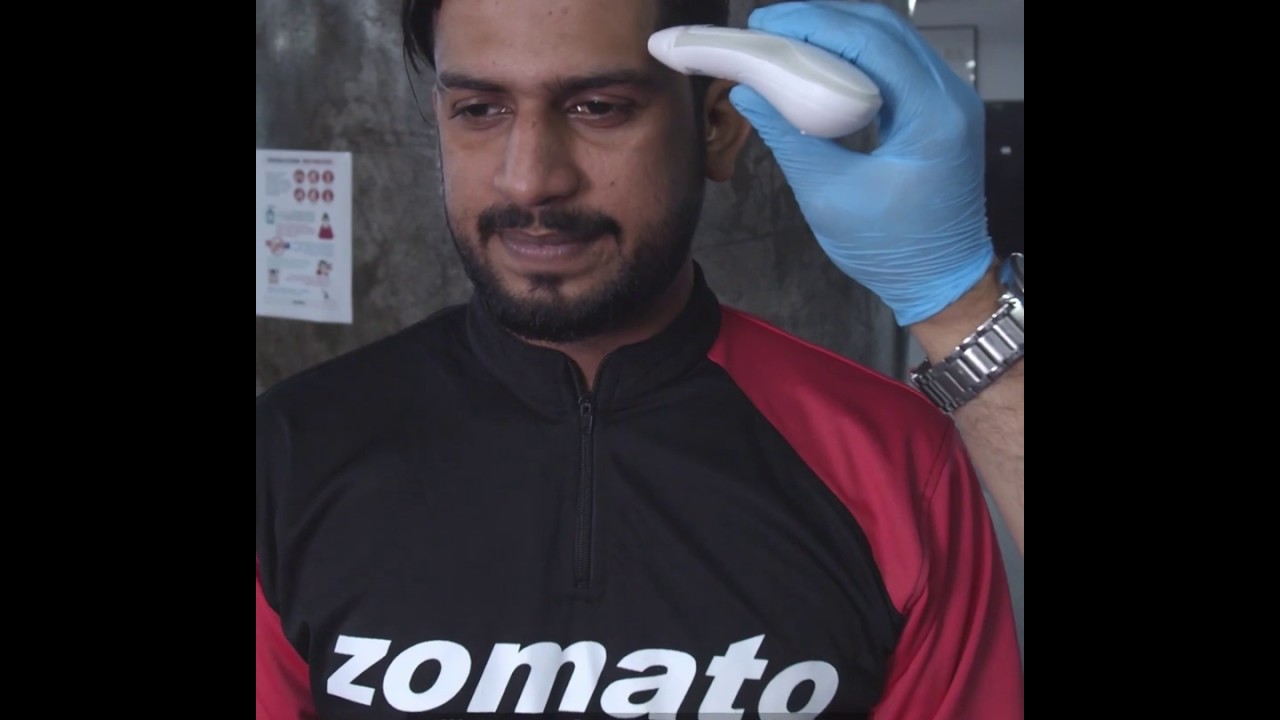 Zomato Delivery Driver Hygiene Protocol - YouTube