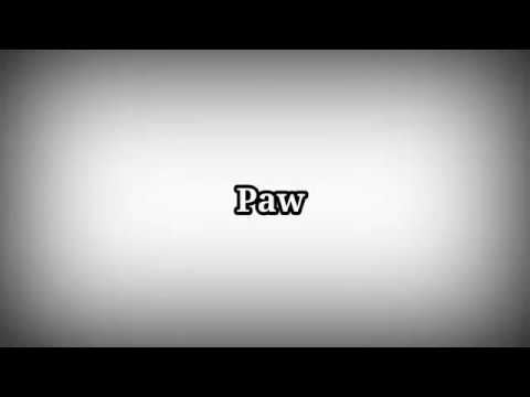 Paw sound effect - YouTube